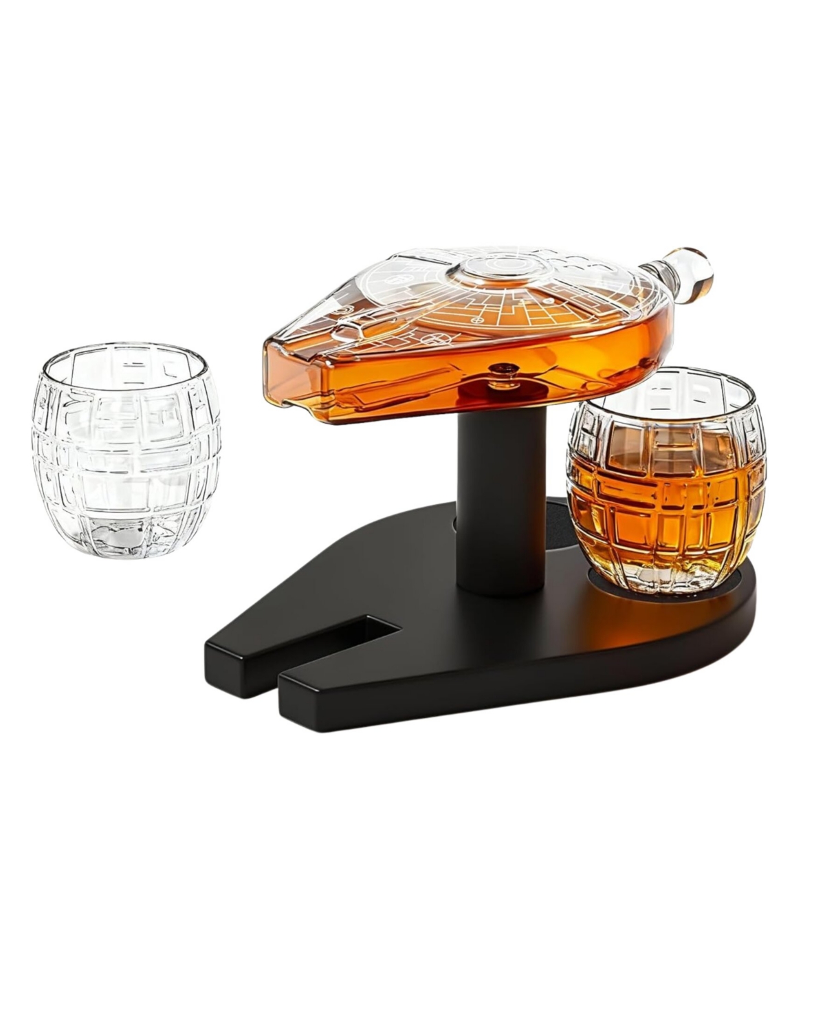 Click here for The Wine Savant Galactic Cruiser 4-Pc. Whiskey Dec... prices