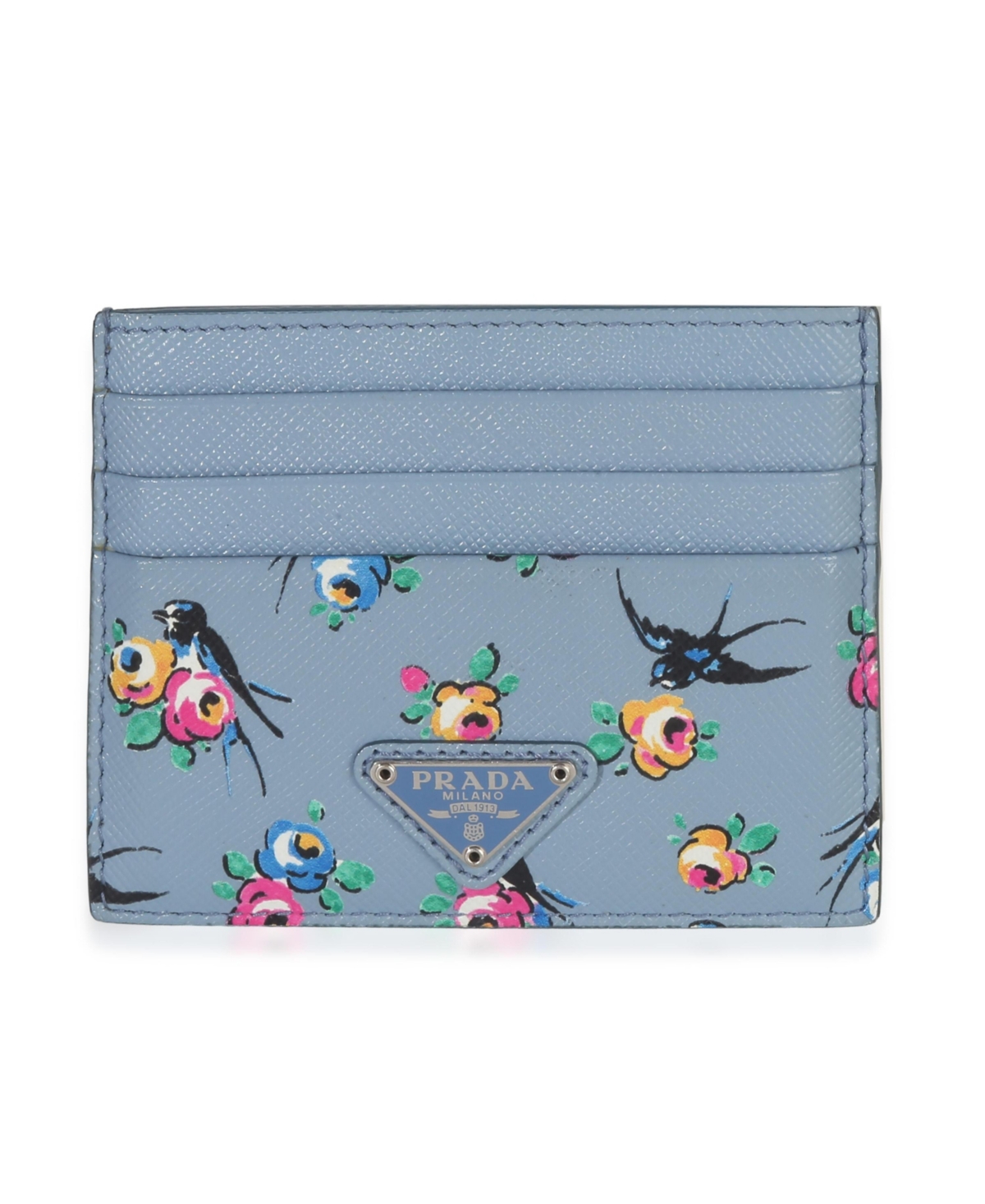 Click here for Pre-Owned Prada Light Blue Astral Swallow Saffiano... prices