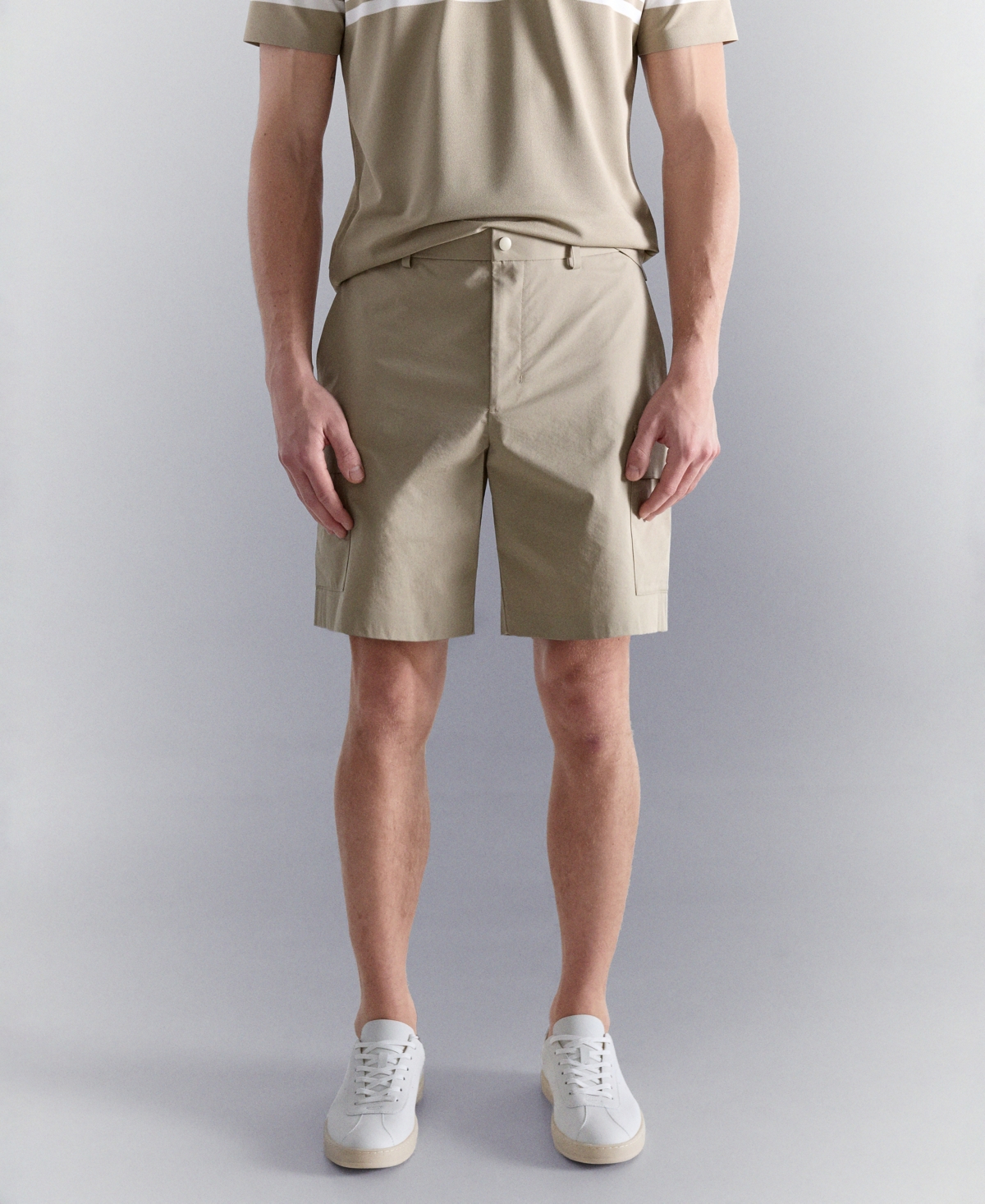 Click here for Mango Mens Water-Repellent 7.87 Cargo Bermuda Shor... prices