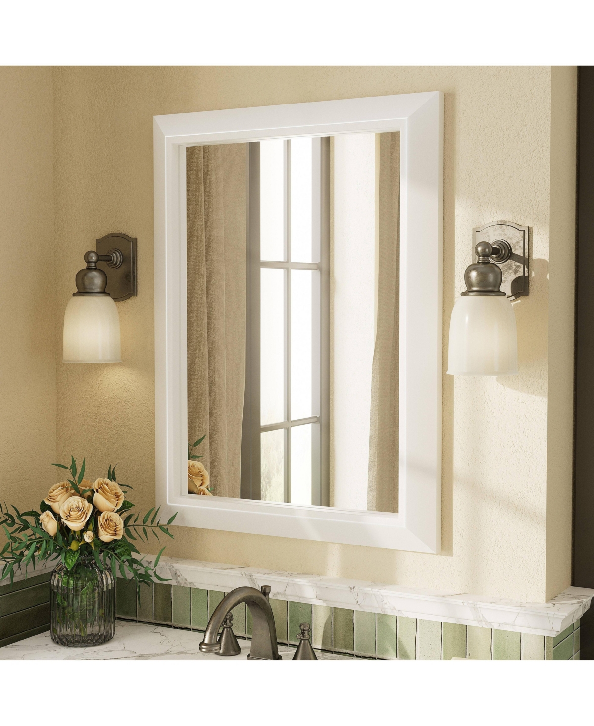 Click here for Apmir 24 x 32 Inch Thick Metal Framed Wall Mirrors... prices