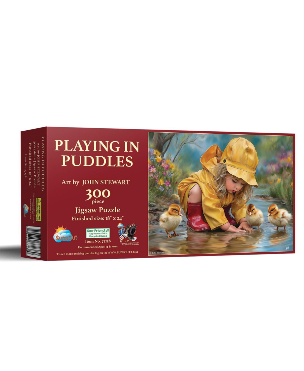 Click here for SunsOut Playing in puddles 300 piece Jigsaw Puzzle... prices