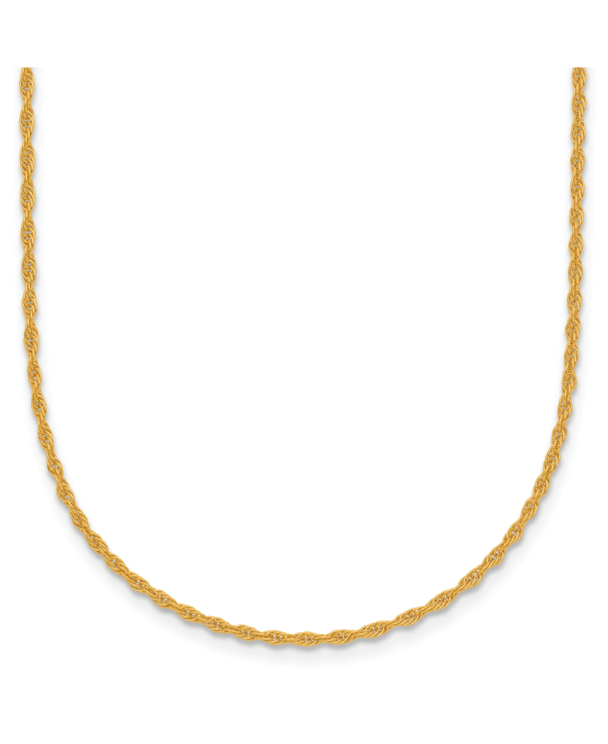 Click here for Macys Rope Chain Necklace in 24k Yellow Gold - Yel... prices