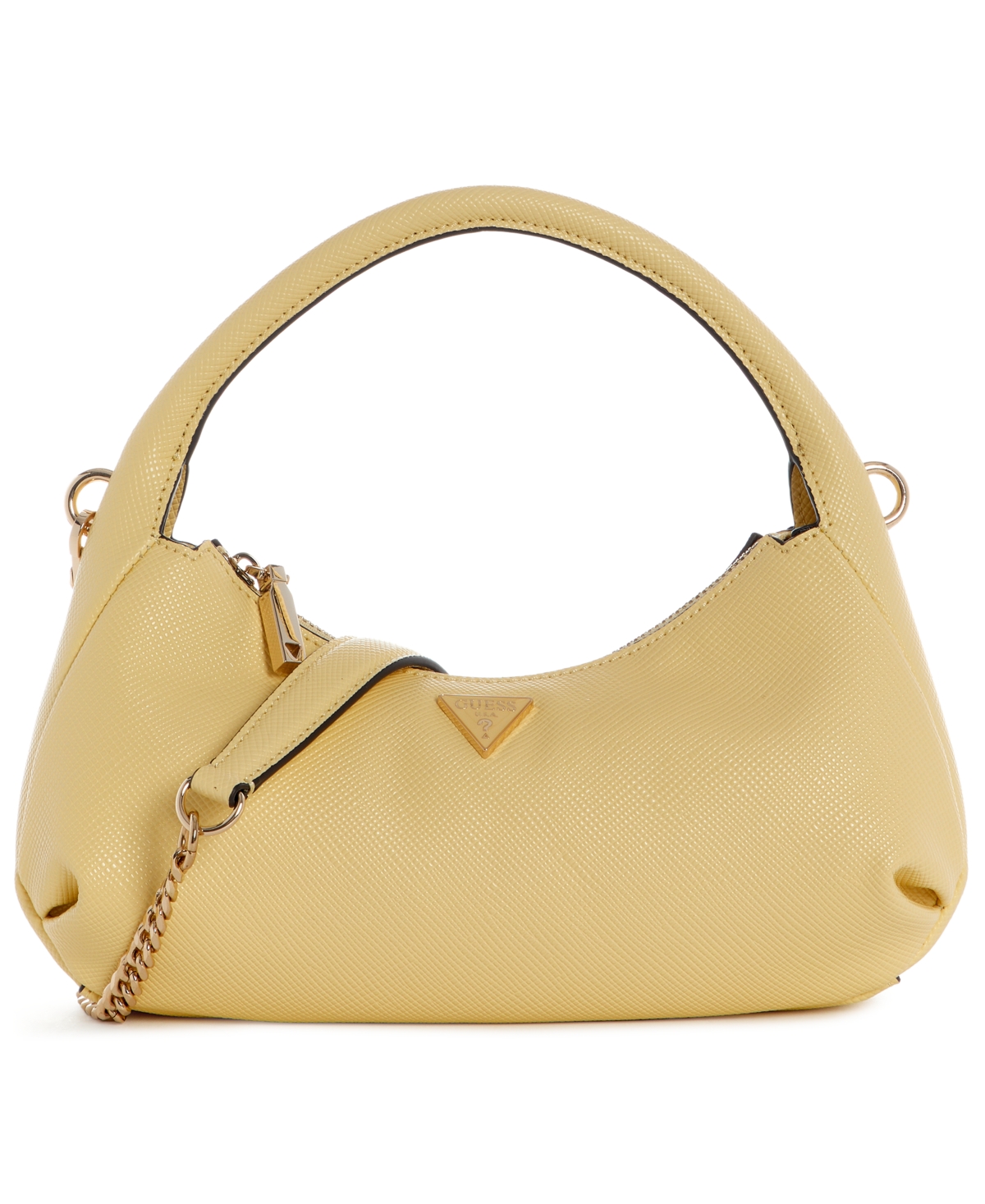 Click here for Guess Gilda Small Top Handle Hobo Handbag - Pale Y... prices