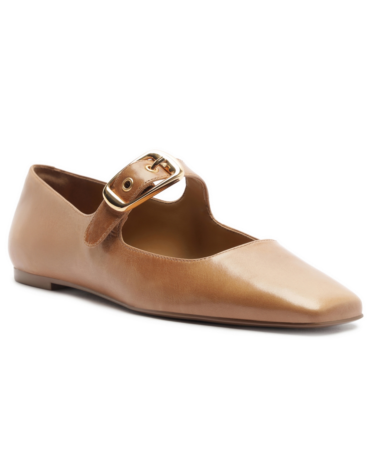 Click here for Arezzo Womens Elena Square Toe Ballet Shoes - Smok... prices