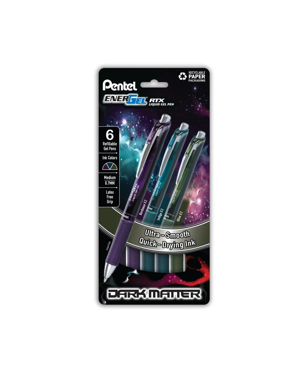 Click here for Pentel EnerGel Rtx Dark Matter  Liquid Gel Pen  0.... prices