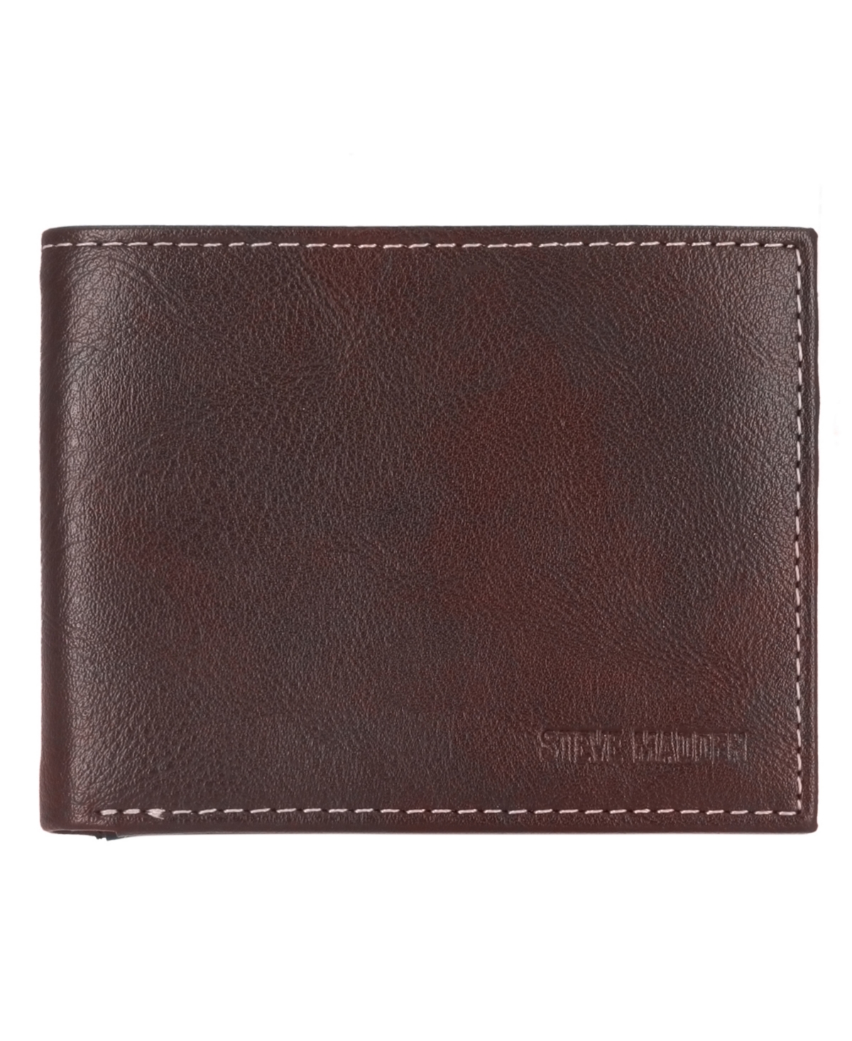 Click here for Steve Madden Mens Bi-Fold Wallet - Brown prices