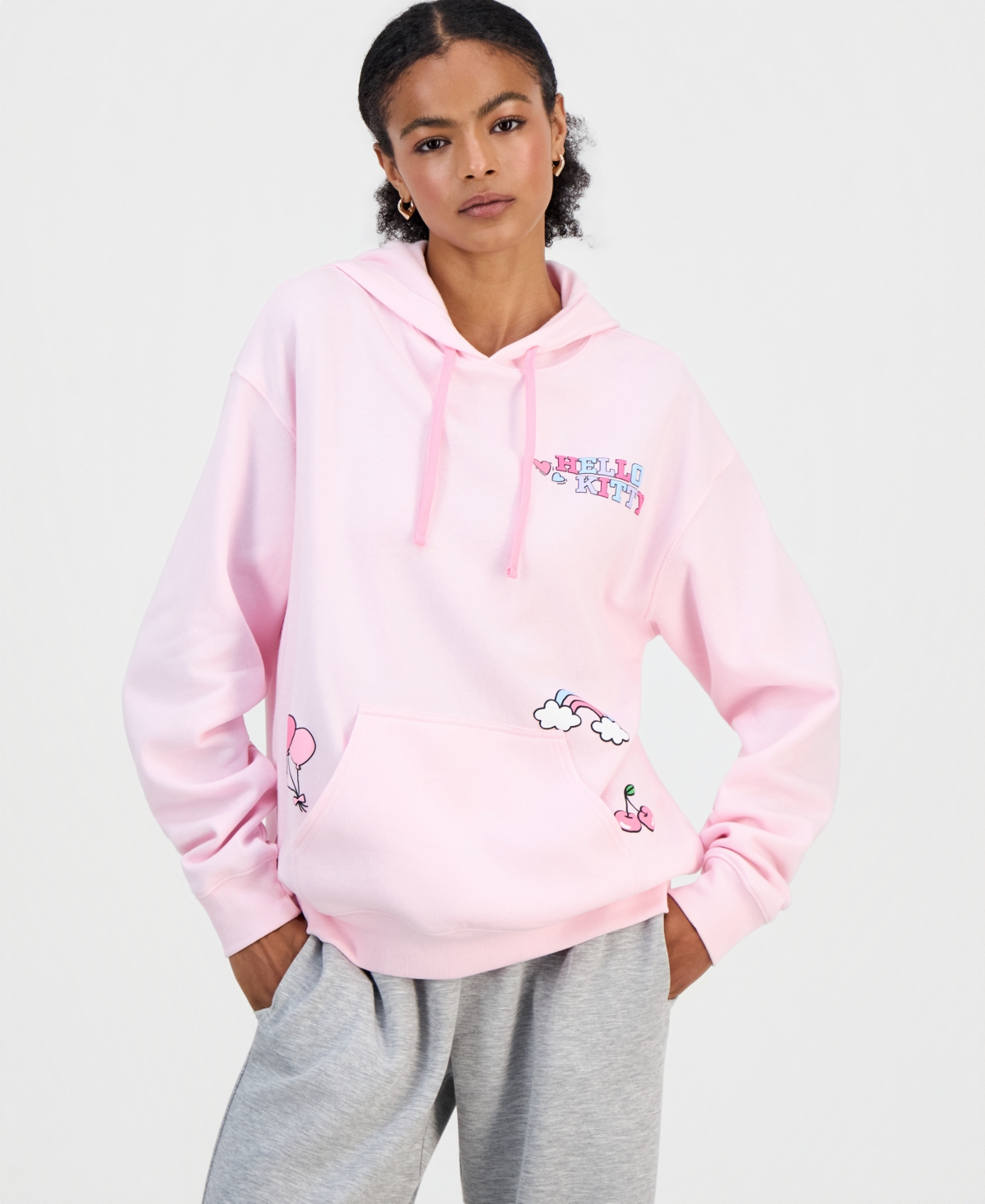 Click here for Sanrio Juniors Hello Kitty Graphic Hoodie - Ballet... prices