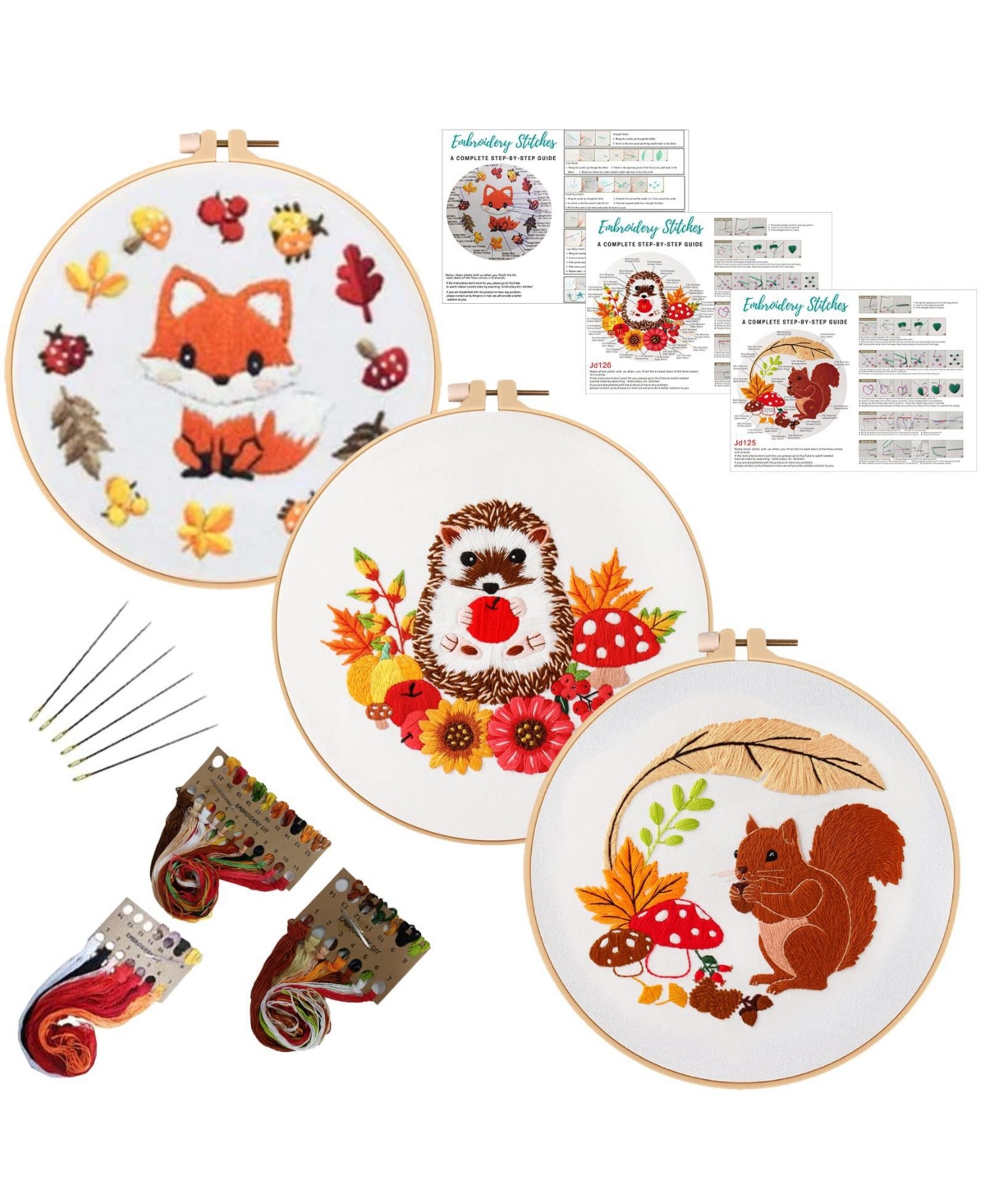 Click here for Gnuadz 3 Set Animal Embroidery Kits Beginners Diy... prices