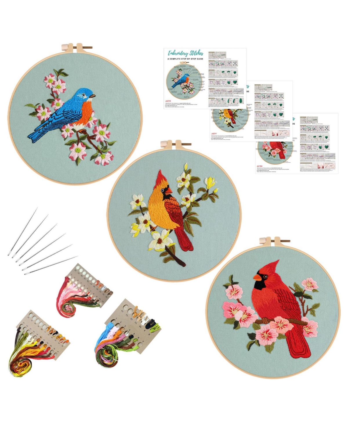 Click here for Gnuadz 3 Set Animal Embroidery Kits Beginners Diy... prices