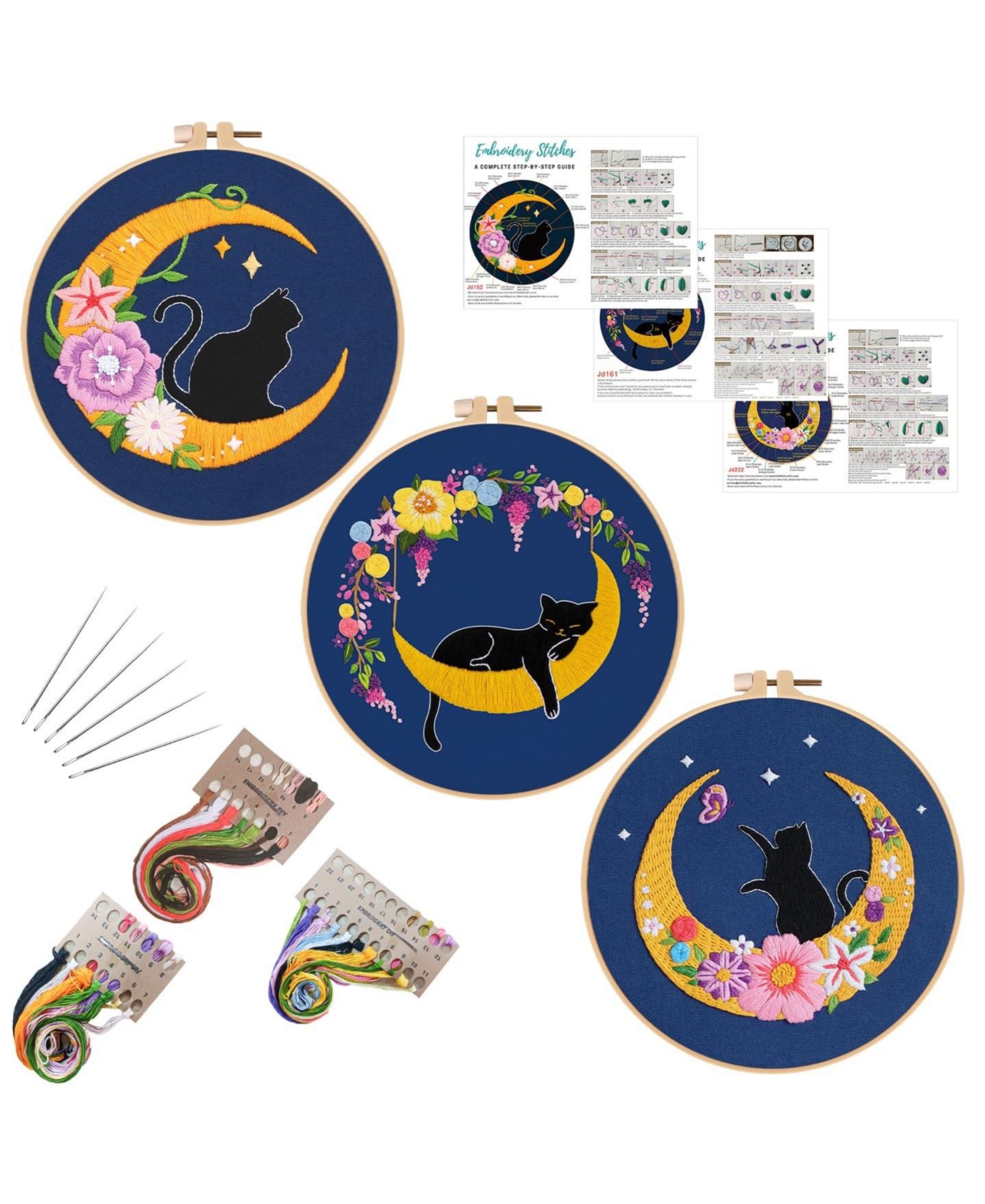 Click here for Gnuadz 3 Set Animal Embroidery Kits Beginners Diy... prices