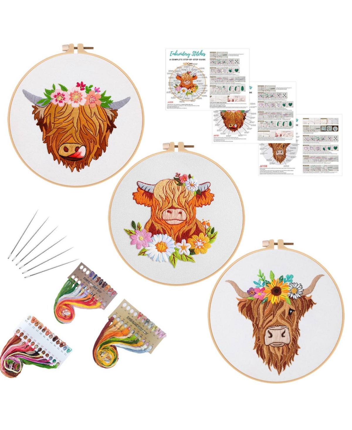 Click here for Gnuadz 3 Set Animal Embroidery Kits Beginners Diy... prices