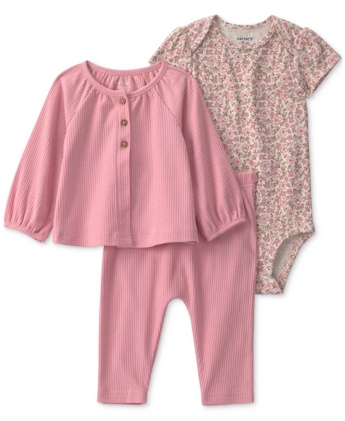 Click here for Carters Baby Girls Bodysuit  Cardigan and Pants  3... prices