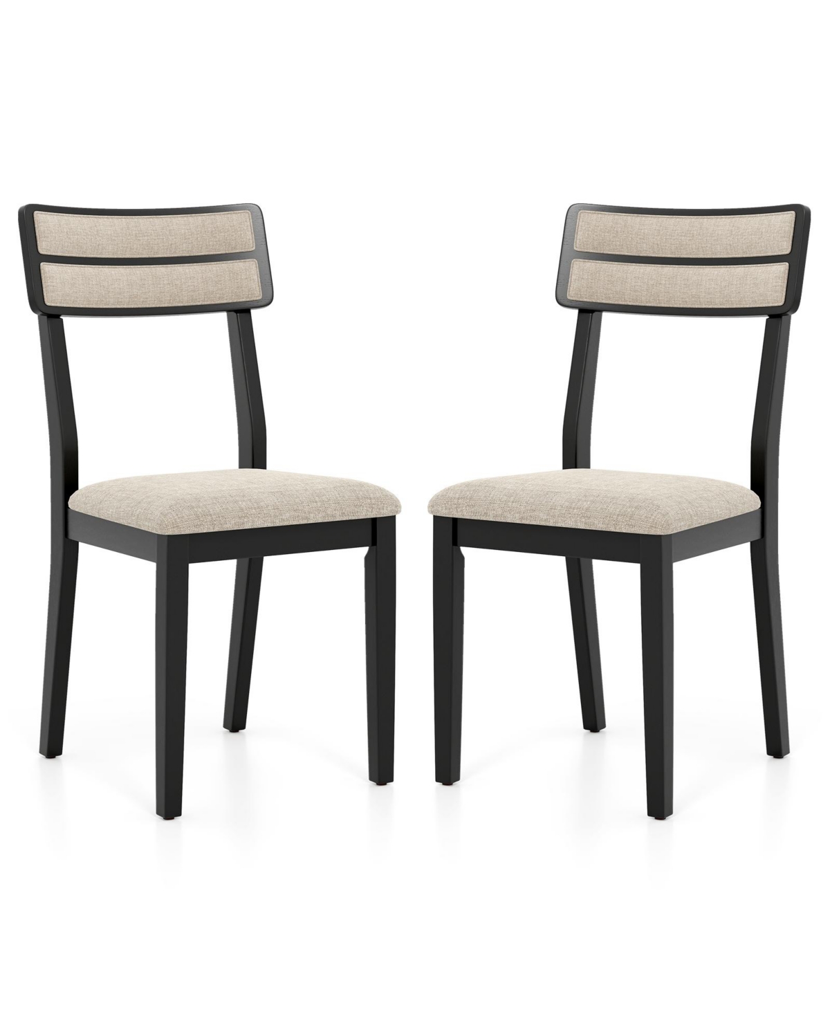 Click here for Slickblue Set of 2 Modern Dining Chairs with Angle... prices