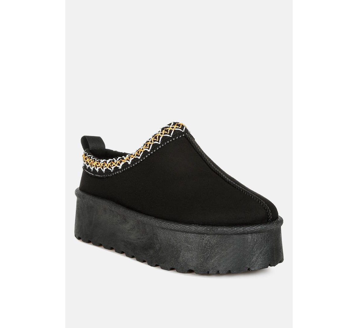 Click here for London Rag Womens Jesters Embroidered Platform Cla... prices