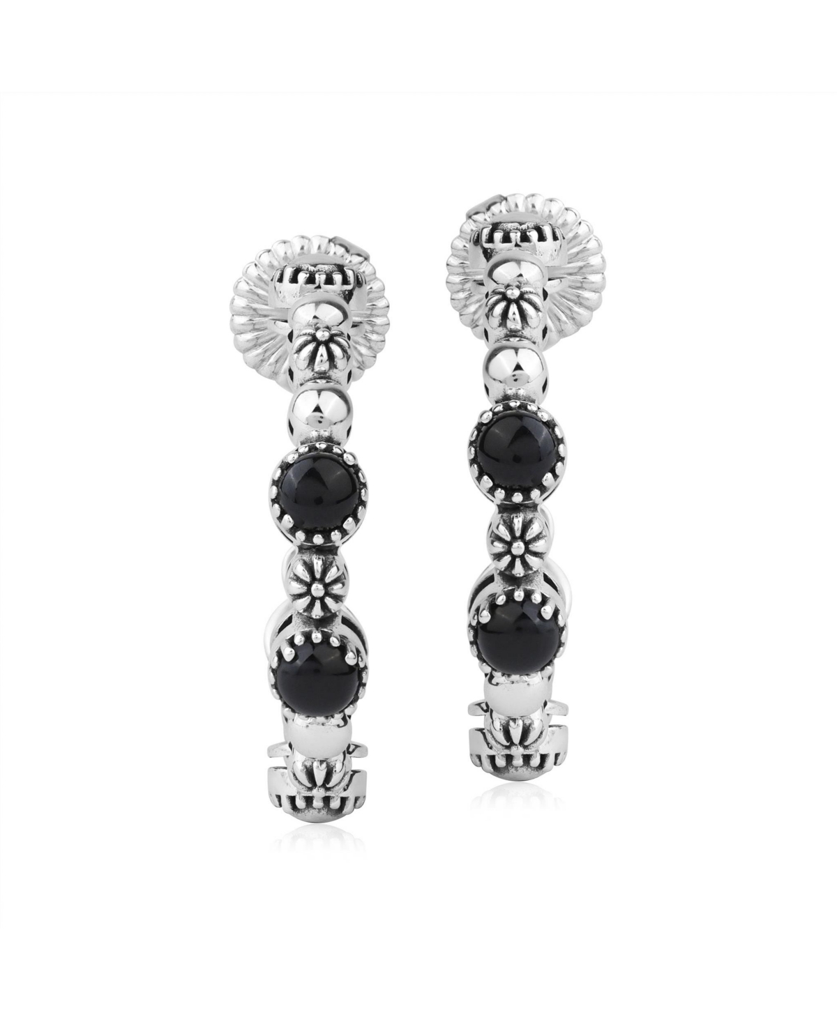 Click here for American West Jewelry Sterling Silver Agate 1 Inch... prices