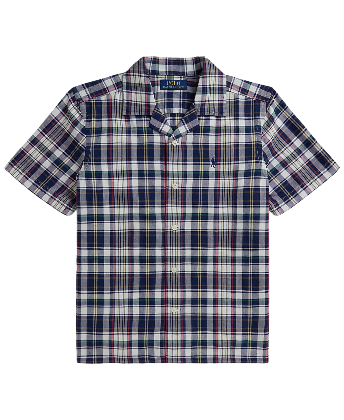 Click here for Polo Ralph Lauren Boys 8-20 Plaid Cotton Oxford Ca... prices