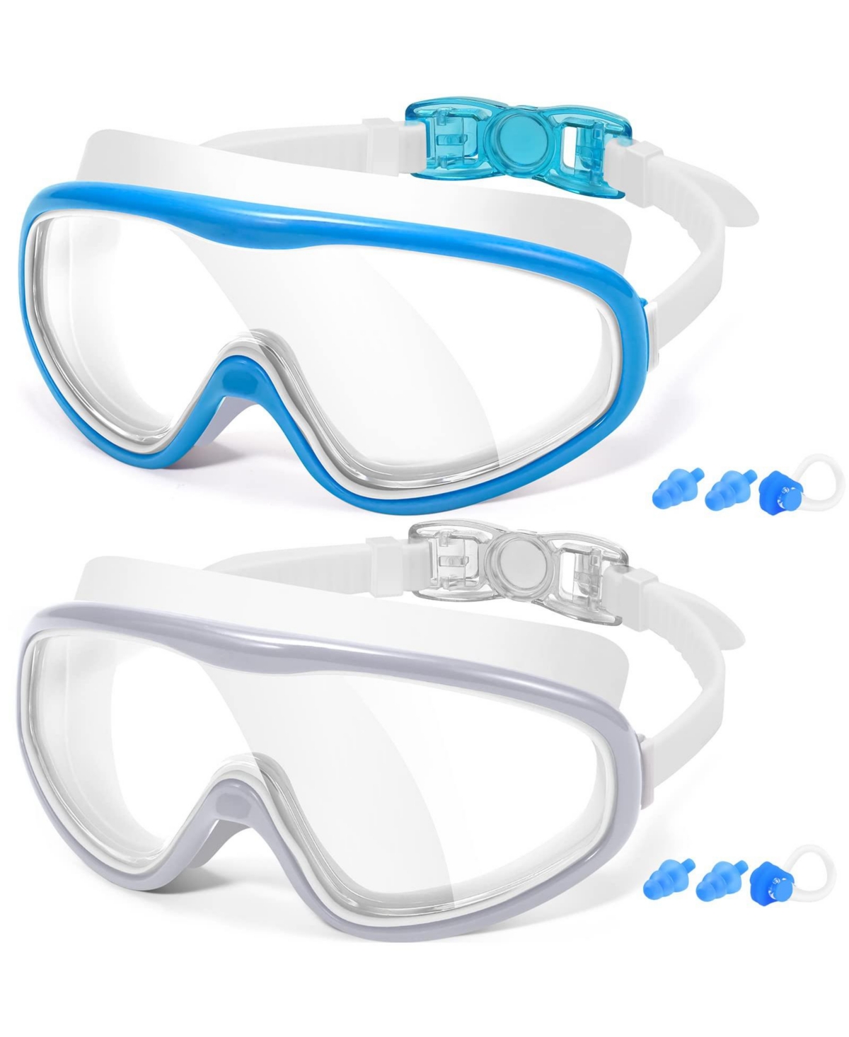 Click here for Gnuadz Swim Goggles Wide View Anti-fog Mirrored Le... prices