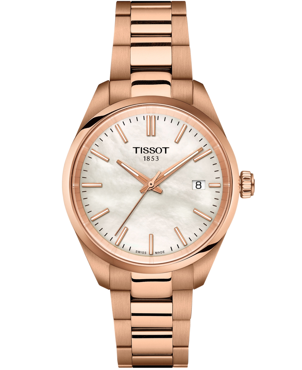 Click here for Tissot Unisex Rose Gold Stainless Steel Bracelet W... prices