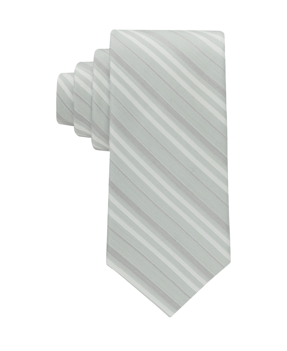 Click here for Calvin Klein Mens Jeanne Striped Tie - Sage prices