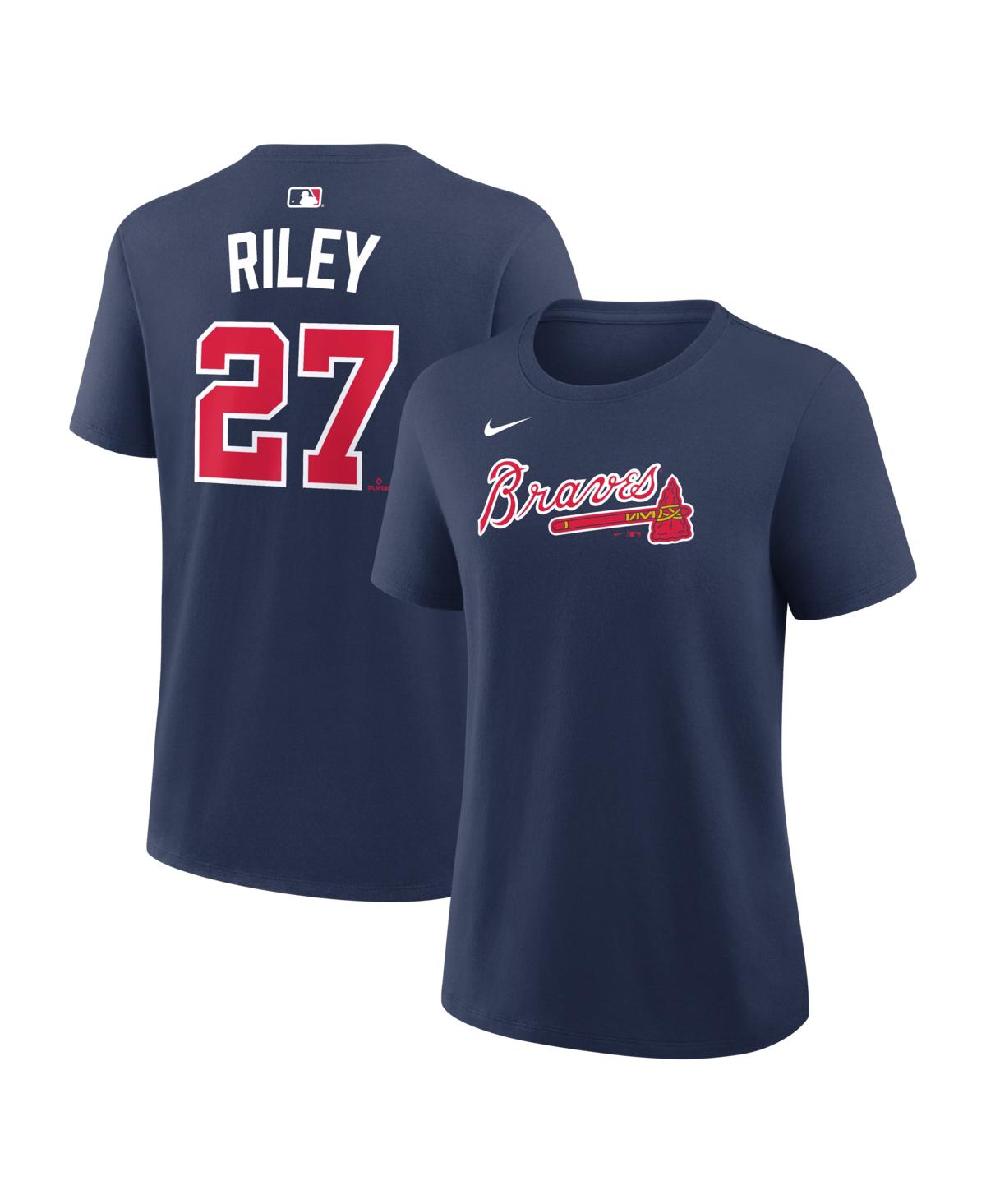 Click here for Nike Womens Austin Riley Navy Atlanta Braves Name... prices