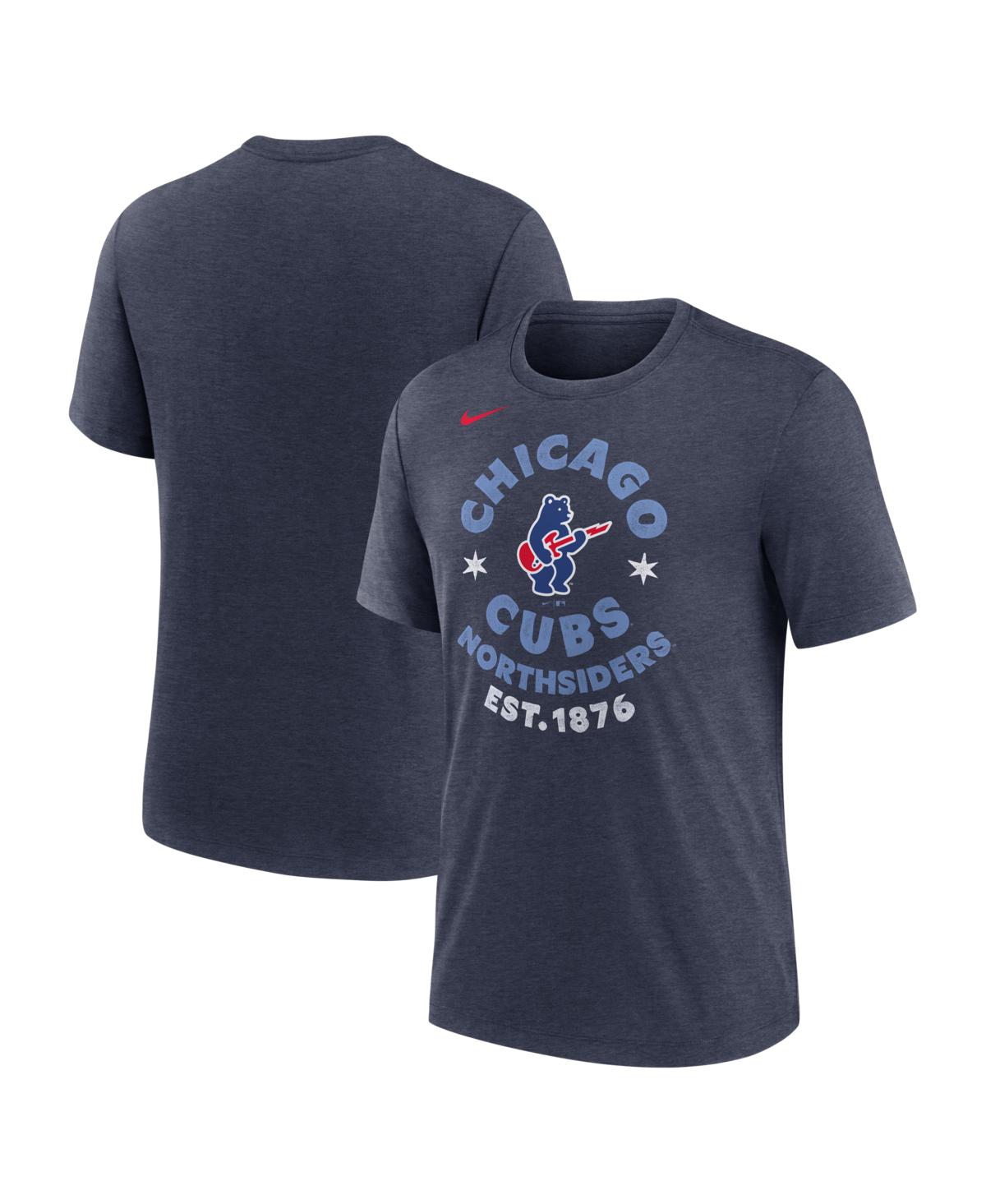 Click here for Nike Mens Heather Navy Chicago Cubs Electric Bear... prices