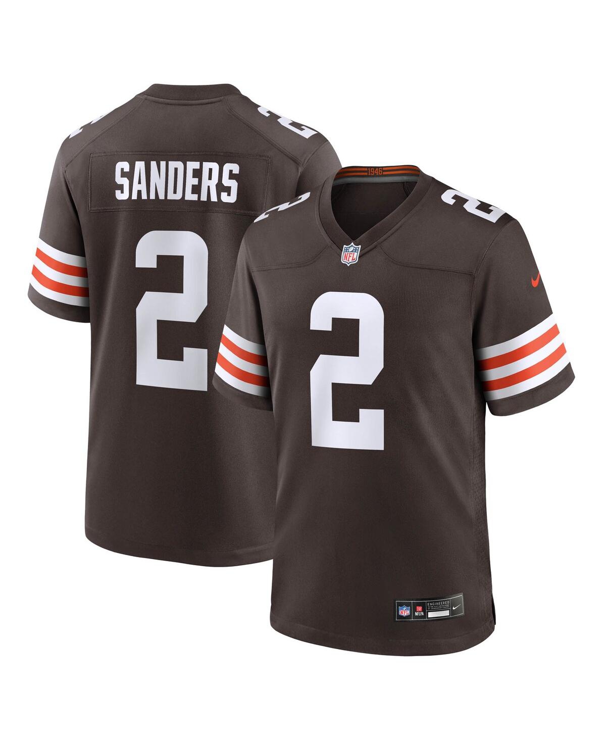 Click here for Nike Mens Shedeur Sanders Brown Cleveland Browns G... prices