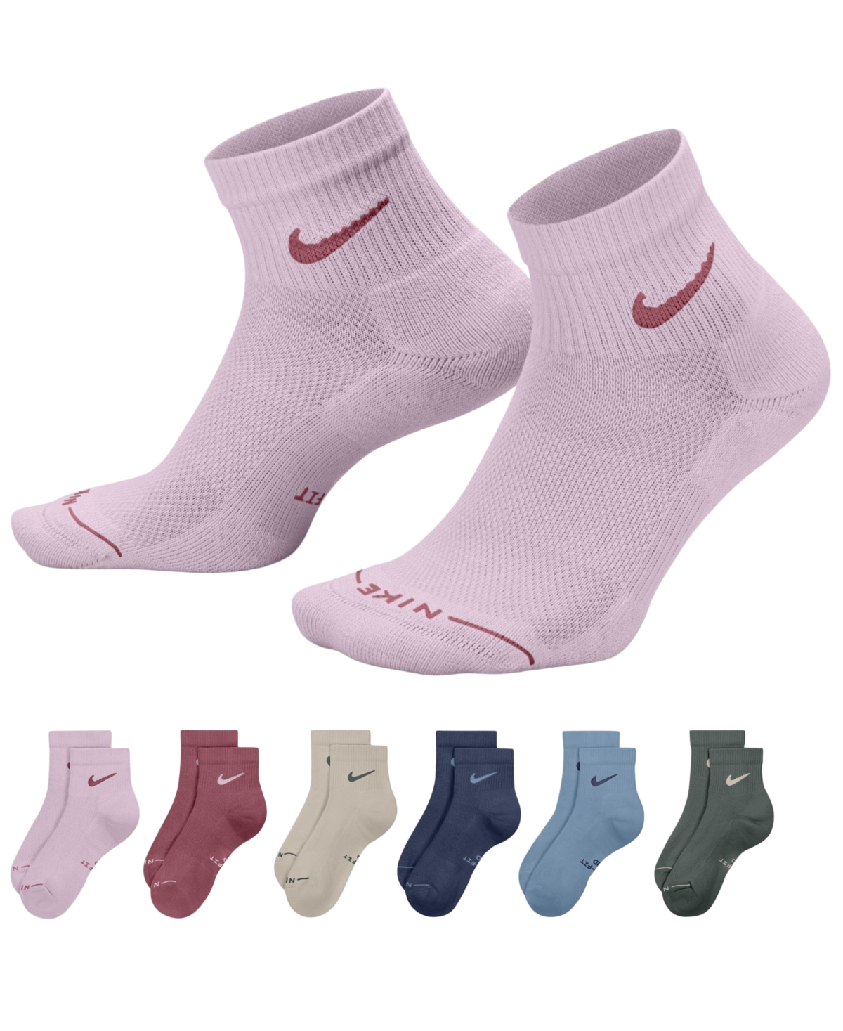 Click here for Nike Mens Elevated Everyday Ankle Socks  6-Pack -... prices