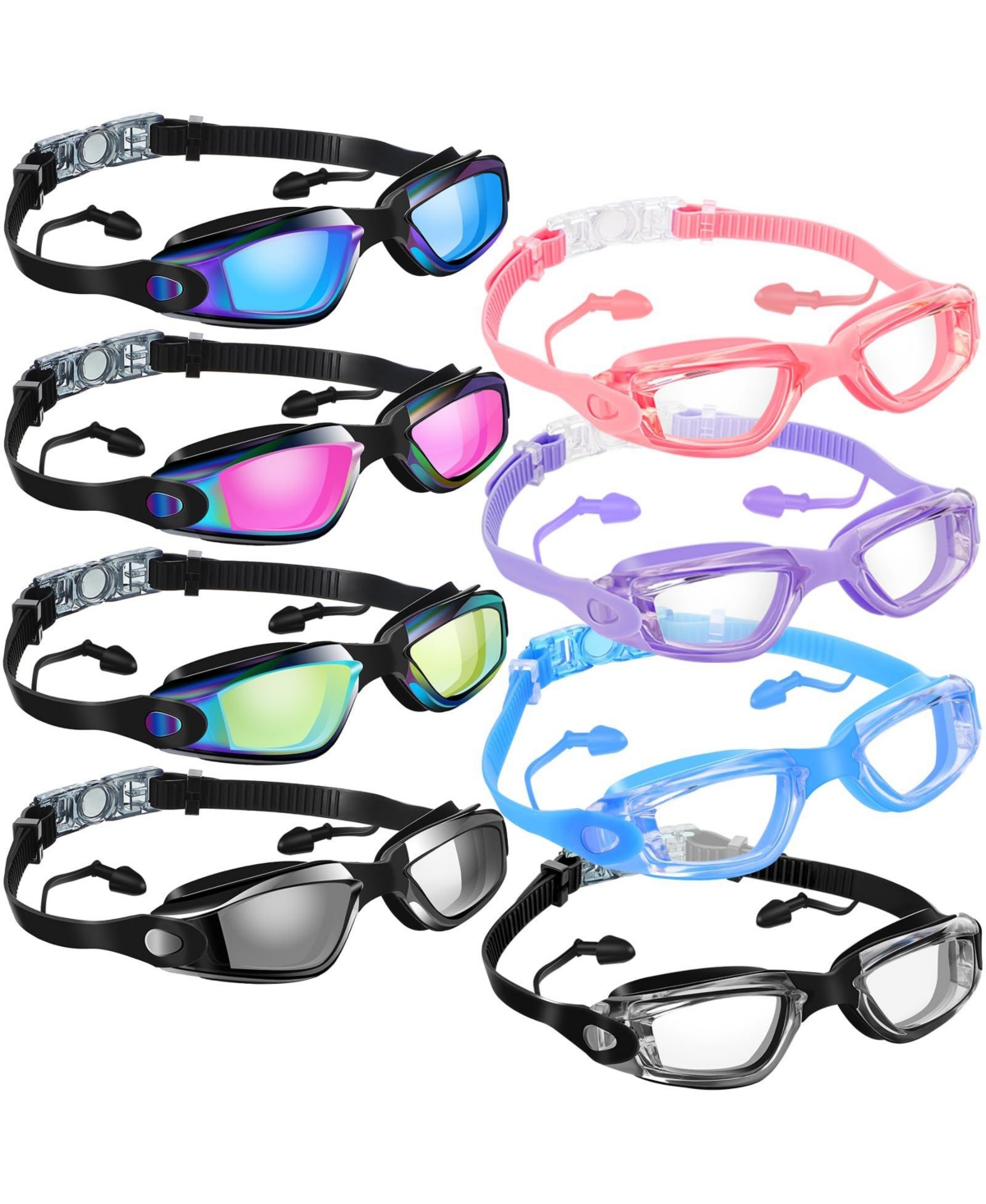 Click here for Gnuadz 8pieces Swim Goggles Anti Fog Silicone Ear... prices