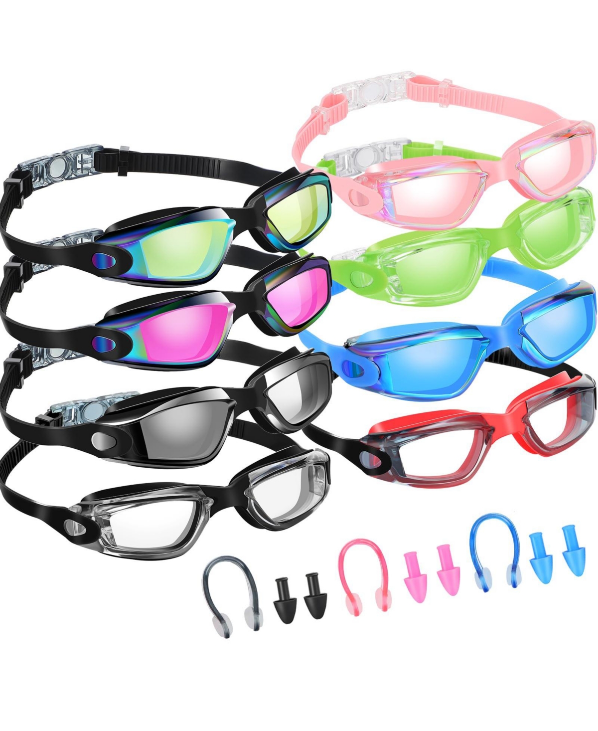Click here for Gnuadz 8pieces Swim Goggles Anti Fog Silicone Ear... prices