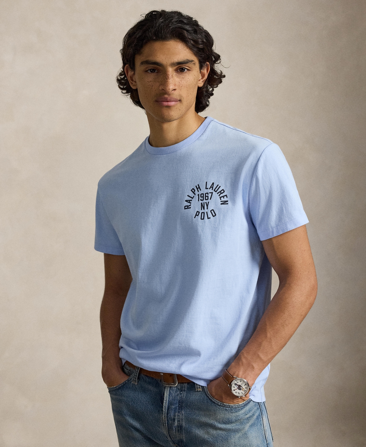 Click here for Polo Ralph Lauren Mens Crewneck T-Shirt - Office B... prices