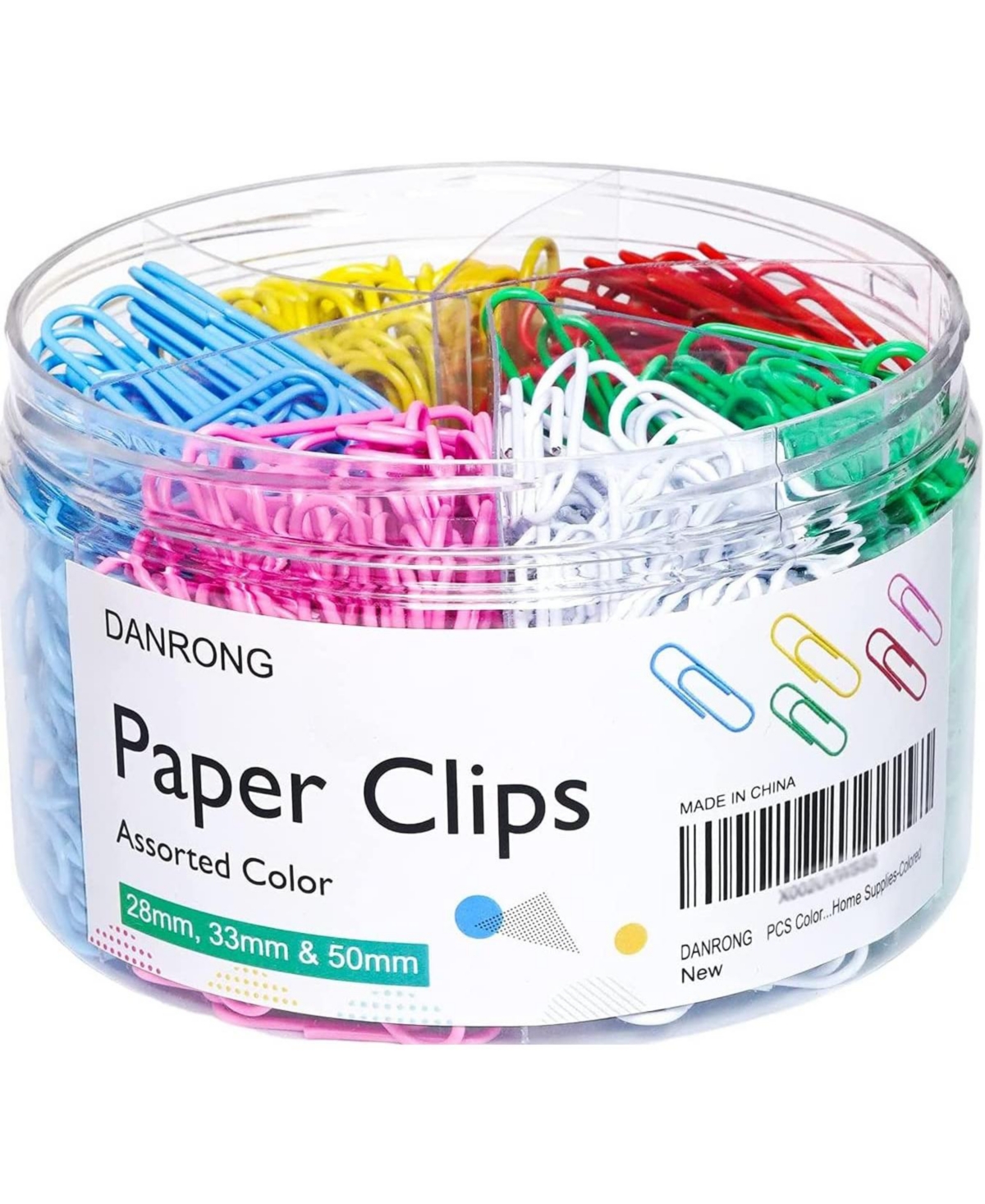 Click here for Danrong Colored Paper Clips Assorted Sizes  Small... prices