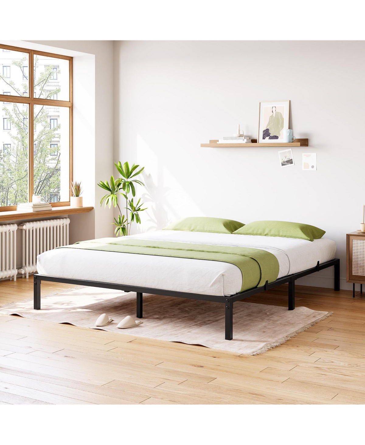 Click here for homfan Heavy Duty Metal Bed Frame Platform Bed wit... prices