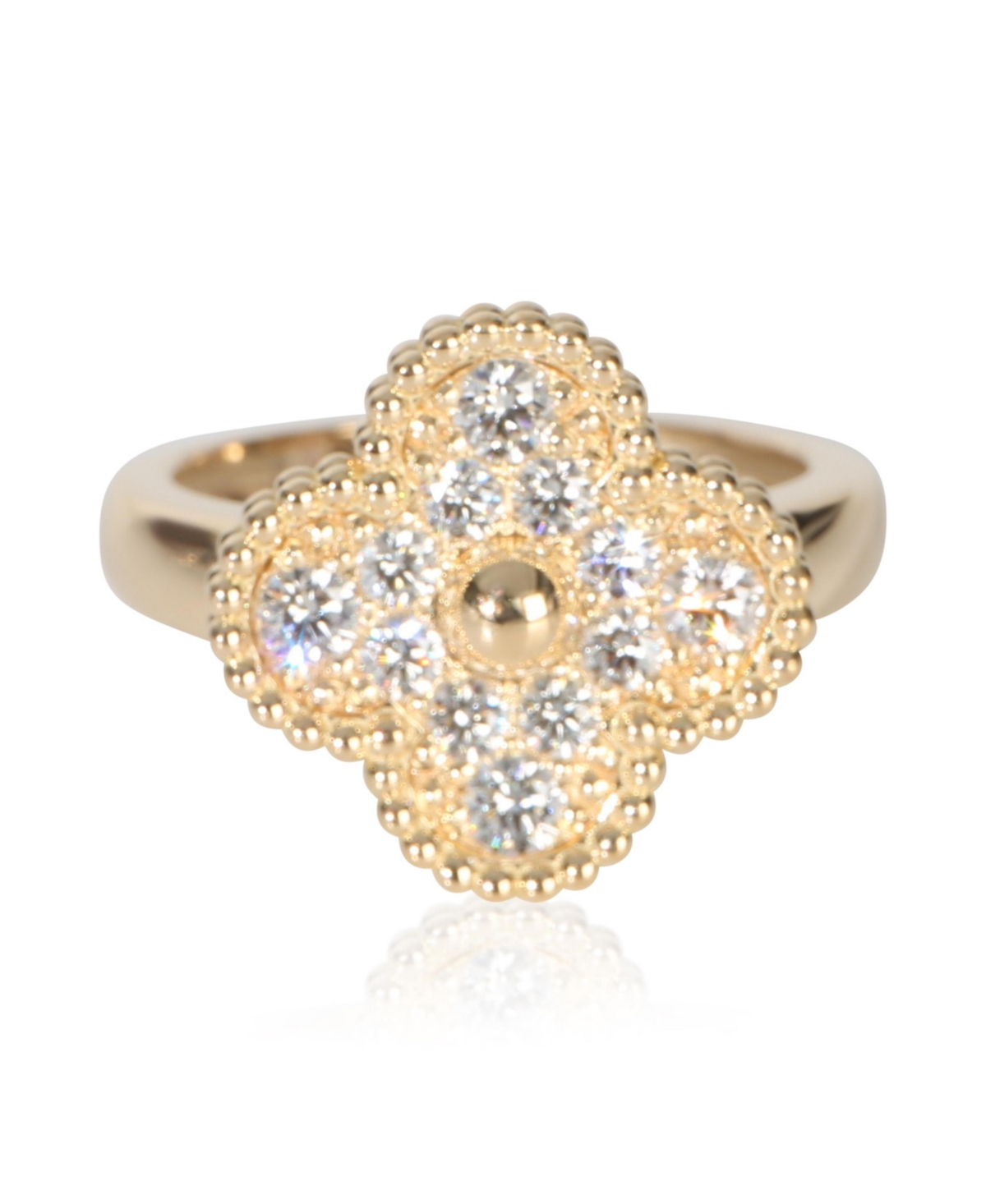 Click here for Pre-Owned Van Cleef & Arpels Yellow Gold Diamond V... prices