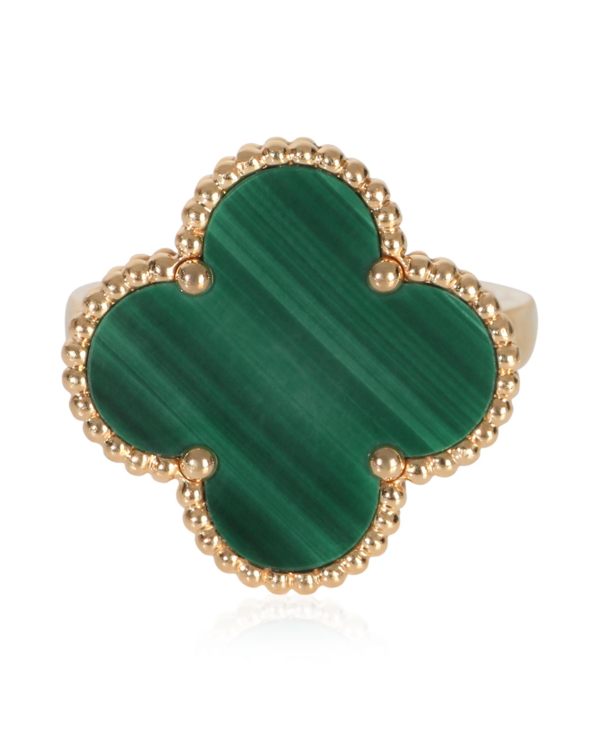 Click here for Pre-Owned Van Cleef & Arpels Yellow Gold Malachite... prices