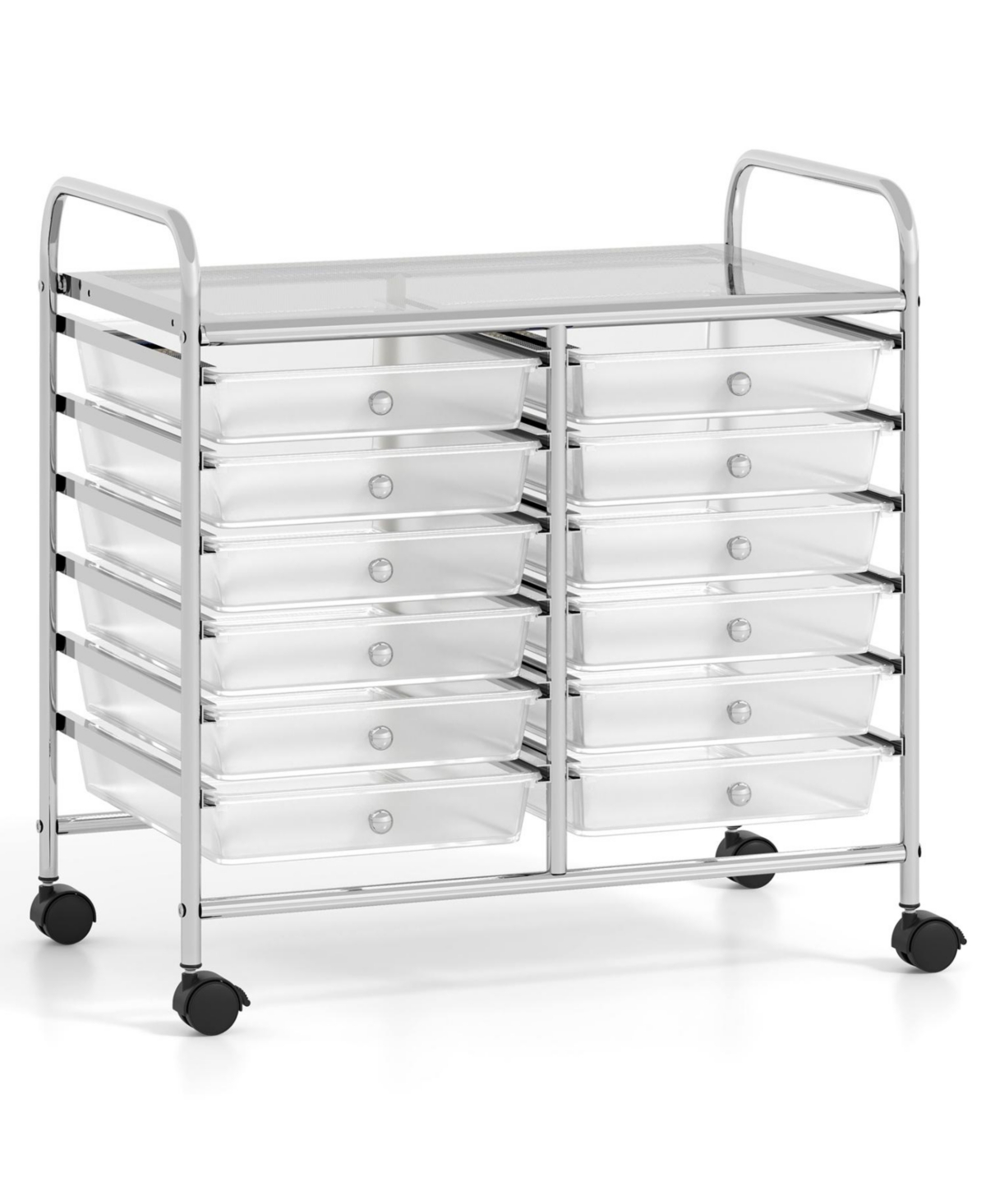 Click here for Slickblue Rolling Storage Cart 12 Drawer Organizer... prices