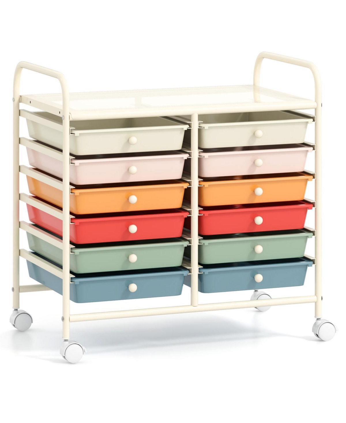 Click here for Slickblue Rolling Storage Cart 12 Drawer Organizer... prices