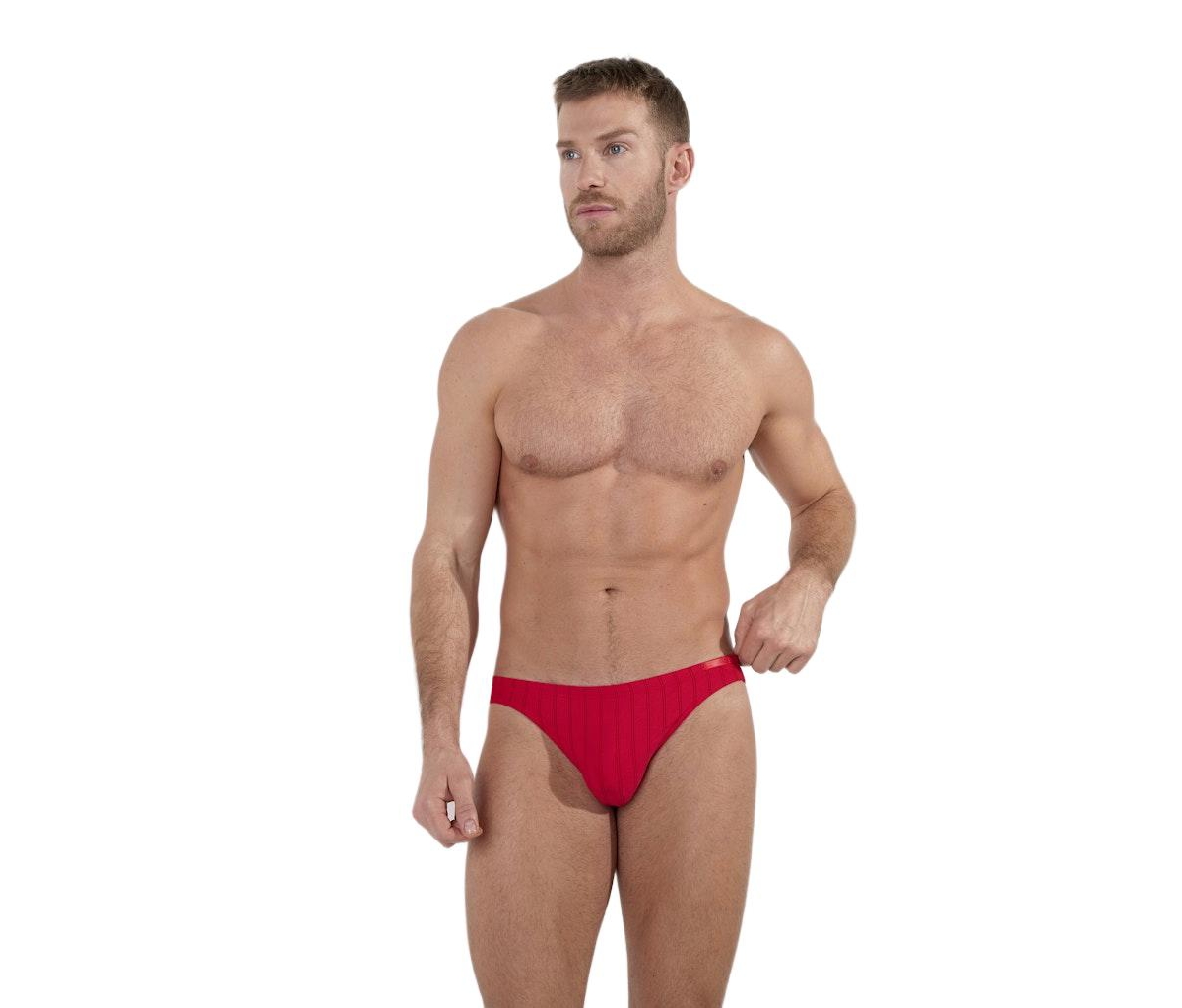 Click here for Hom Mens Chic Comfort Micro Briefs - Red prices