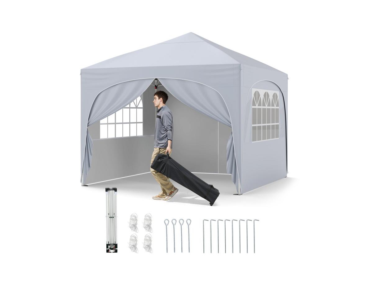 Click here for Boyel Living 10 X 10 Ft Pop up Canopy Tent with 4... prices
