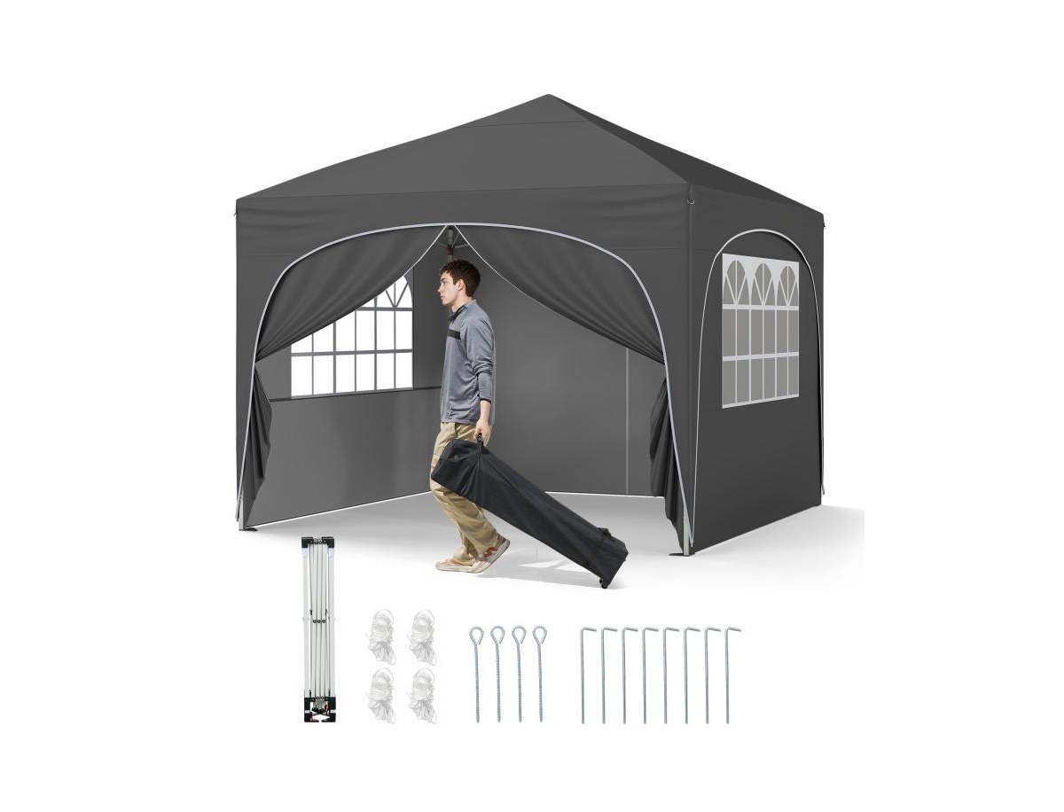 Click here for Boyel Living 10 X 10 Ft Pop up Canopy Tent with 4... prices