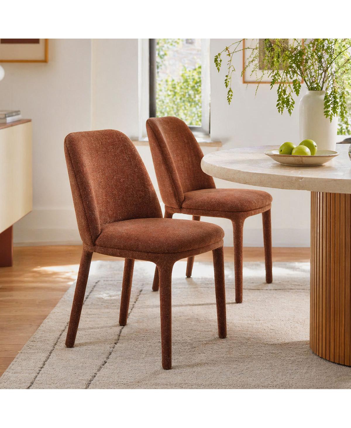 Click here for Maison Boucle Set of 2 Upholstered Dining Chairs... prices