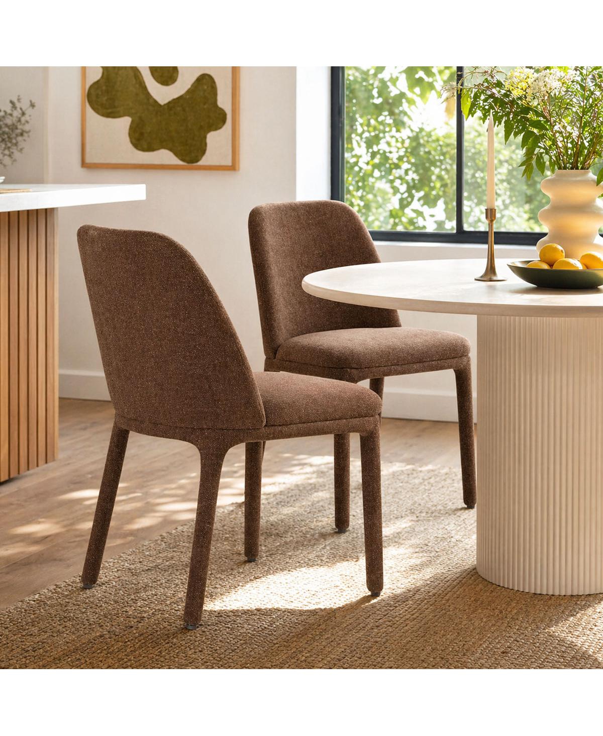 Click here for Maison Boucle Set of 2 Upholstered Dining Chairs... prices
