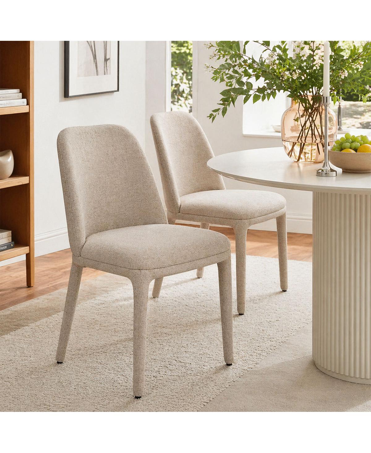 Click here for Maison Boucle Set of 2 Upholstered Dining Chairs... prices