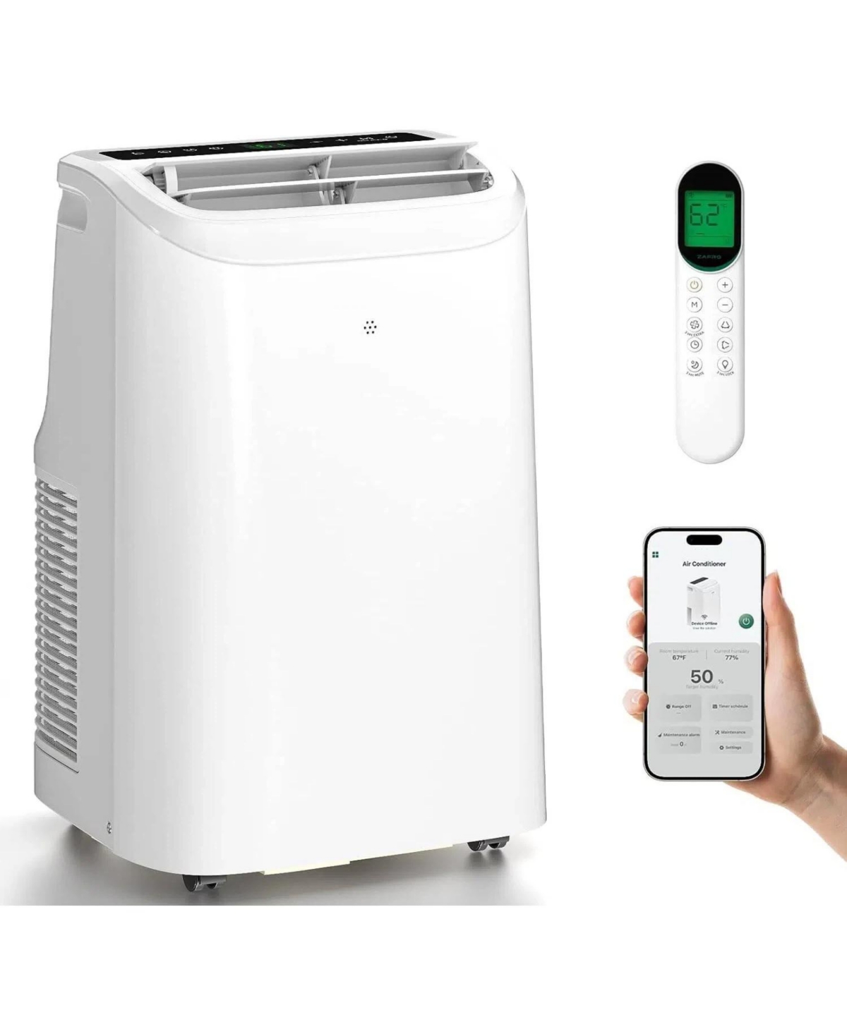 Click here for Cowsar Portable Ac 10000 Btu with Fan and Dehumidi... prices