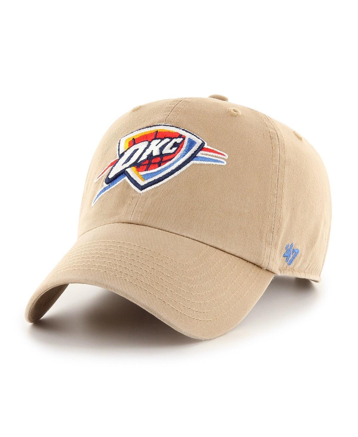 Click here for 47 Brand Mens Khaki Oklahoma City Thunder Logo Cle... prices