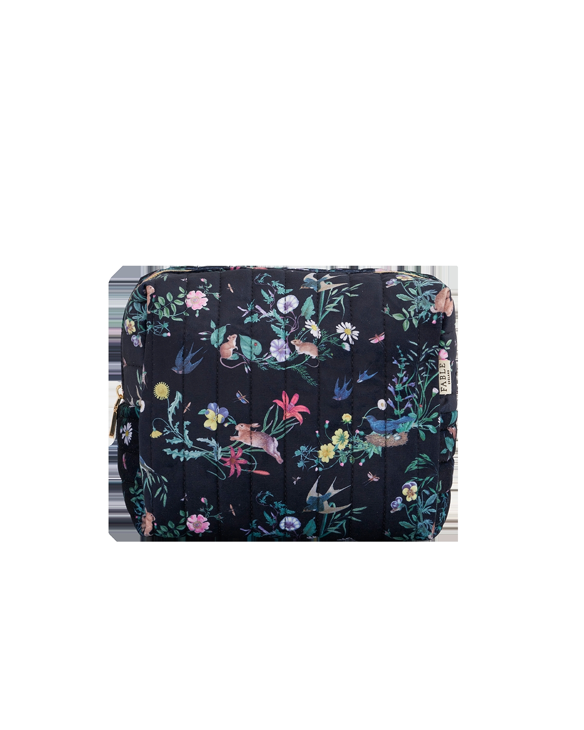 Click here for Fable England Running Bunny Large Quilted Makeup B... prices