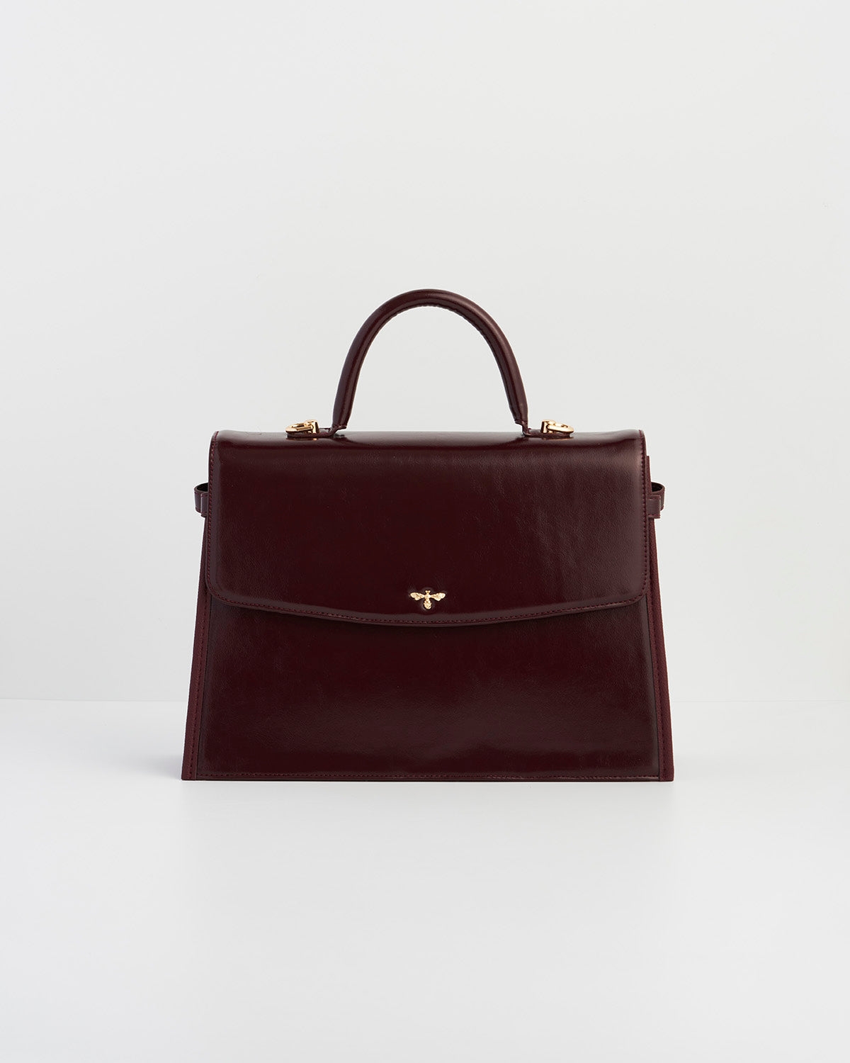 Click here for Fable England Ruby Cherry Structured Medium Tote -... prices