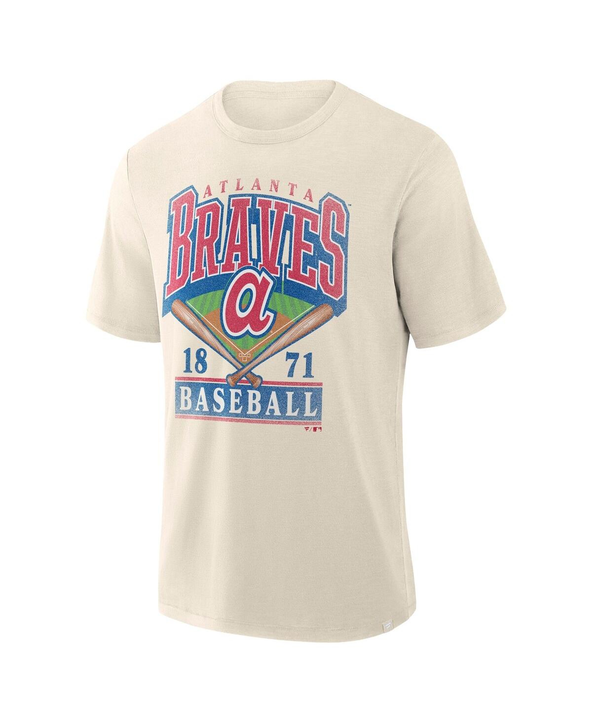 Click here for Fanatics Mens Profile Cream Atlanta Braves Big & T... prices