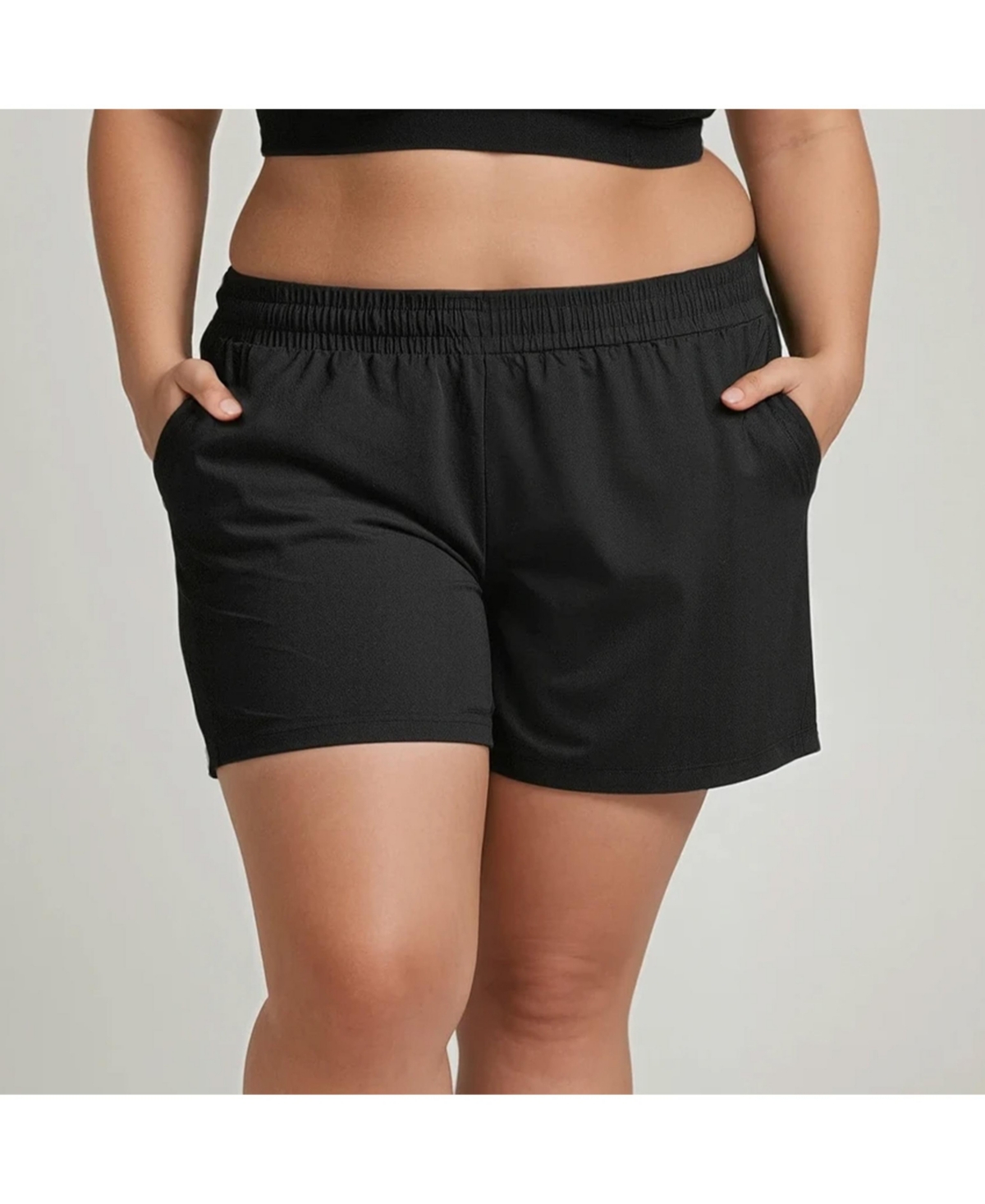 Click here for Calypsa Womens Plus Size Classic Fit Swim Shorts W... prices