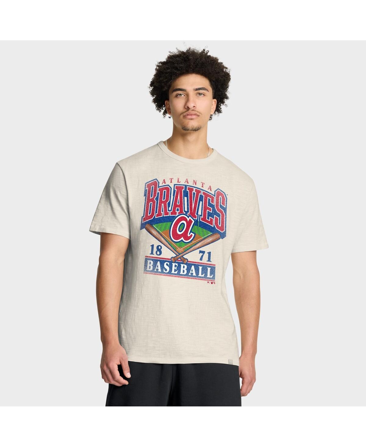 Click here for Fanatics Mens Tan Atlanta Braves Stadium Slub T-Sh... prices