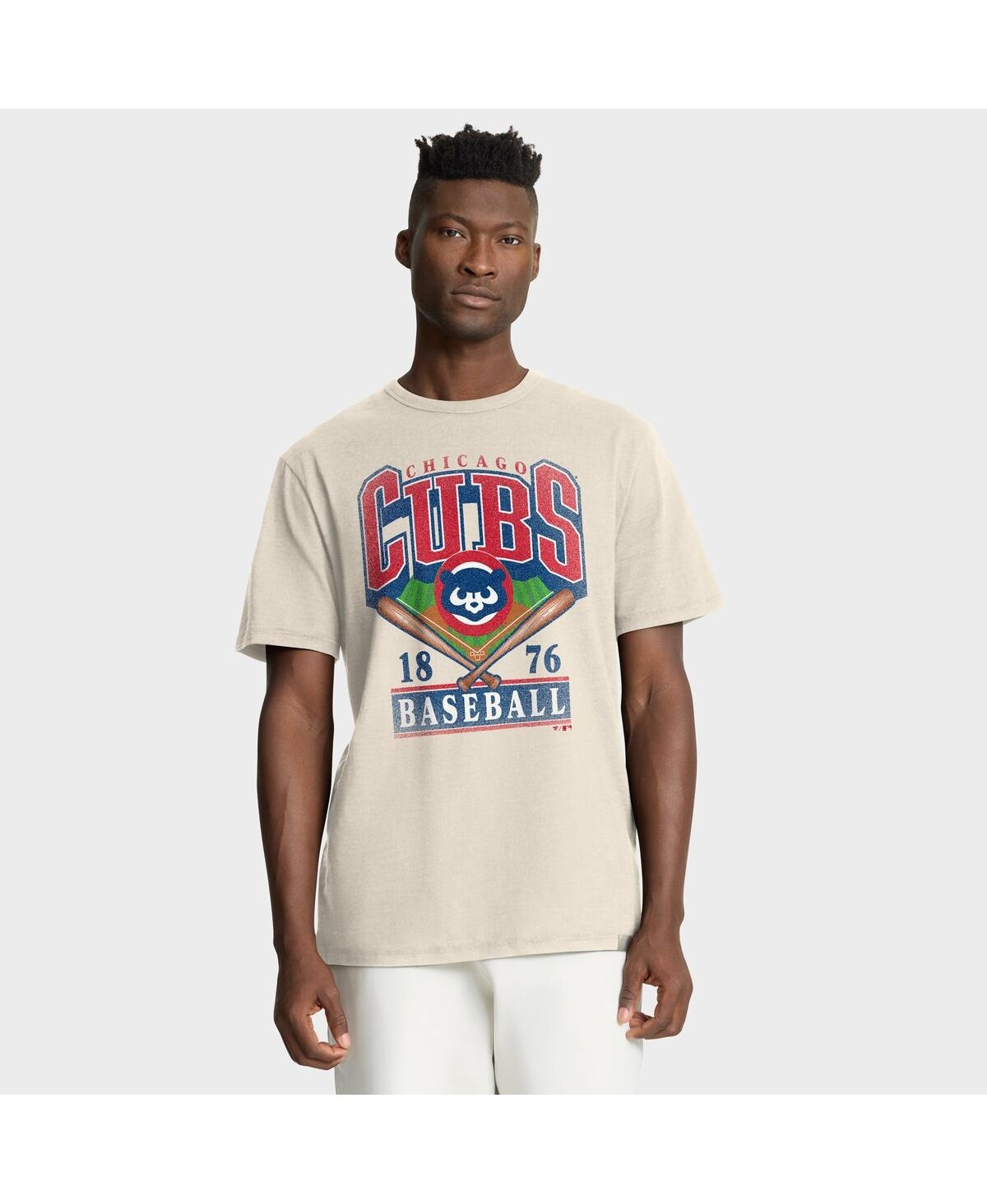 Click here for Fanatics Mens Tan Chicago Cubs Stadium Slub T-Shir... prices